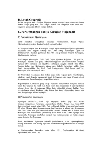 Sejarah kerajaan majapahit | DOCX