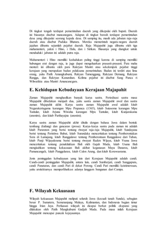 Sejarah kerajaan majapahit | DOCX