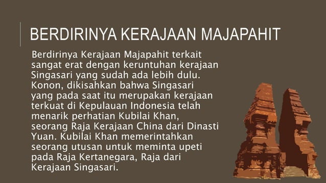 Sejarah kerajaan majapahit | PPTX