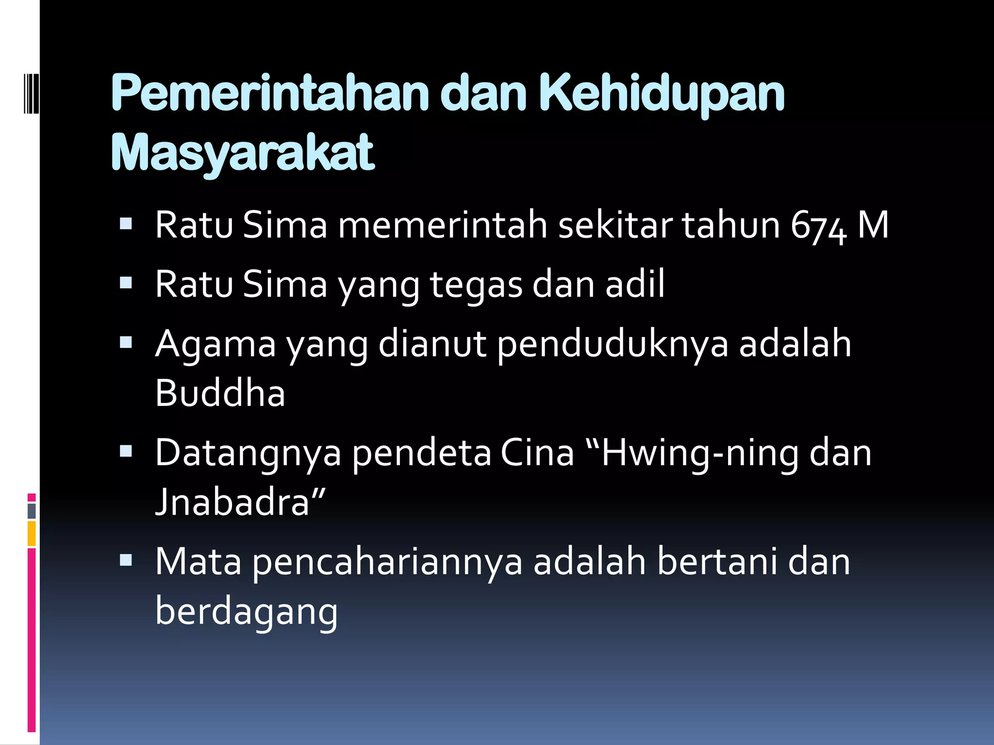 Sejarah kerjaan kalingga | PPTX