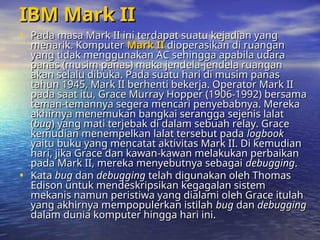 Sejarah komputer di dunia sejak awal ada | PPT