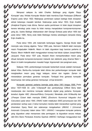 Sejarah komputer 1 | DOCX