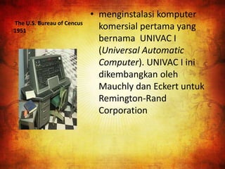 Sejarah komputer dan perkembanganya | PPTX