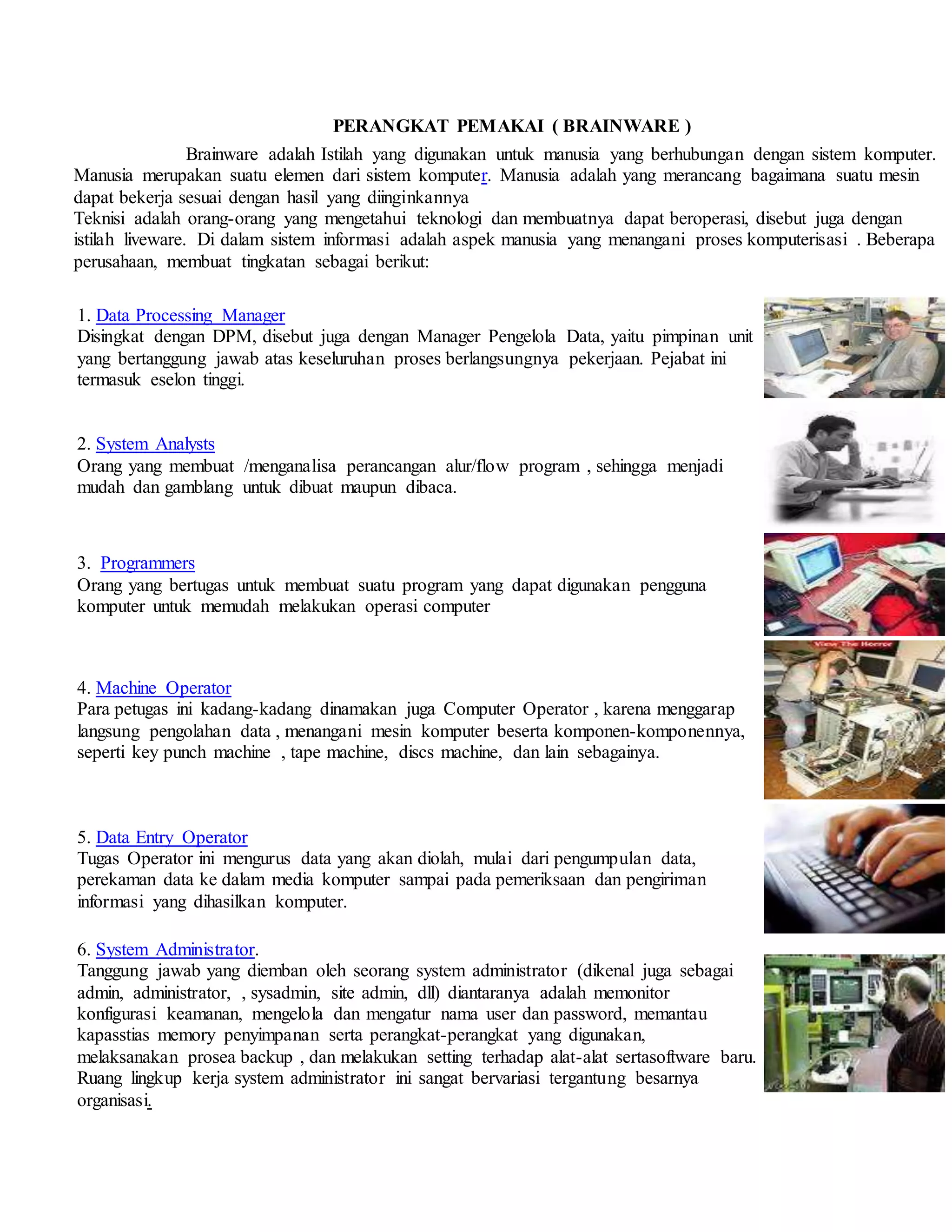Sejarah komputer dari generasi pertama hingga | DOTX