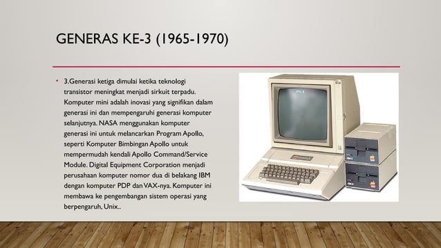 Sejarah perkembangan komputer generasi pertama kedua ketiga keempat dan ...