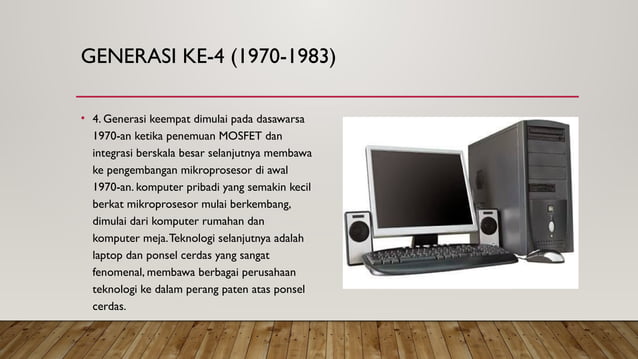 Sejarah perkembangan komputer generasi pertama kedua ketiga keempat dan ...