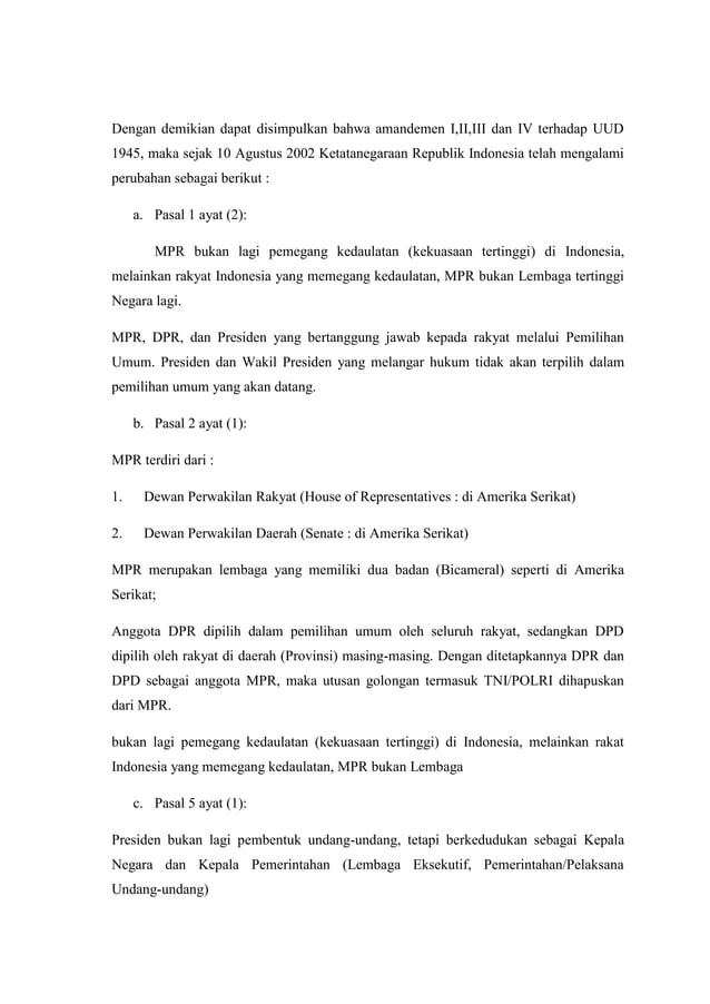 Sejarah konstitusi indonesia | PDF