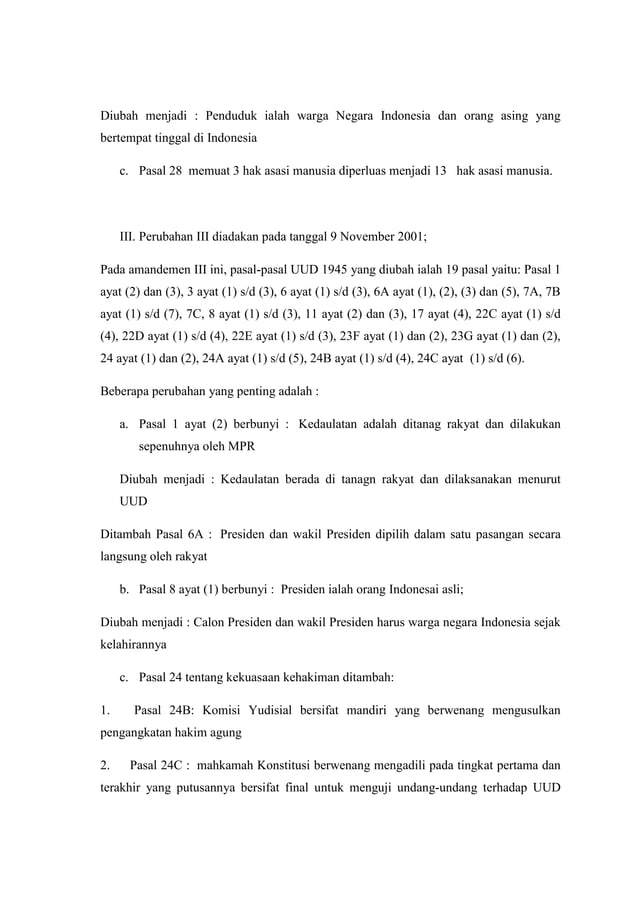 Sejarah konstitusi indonesia | PDF