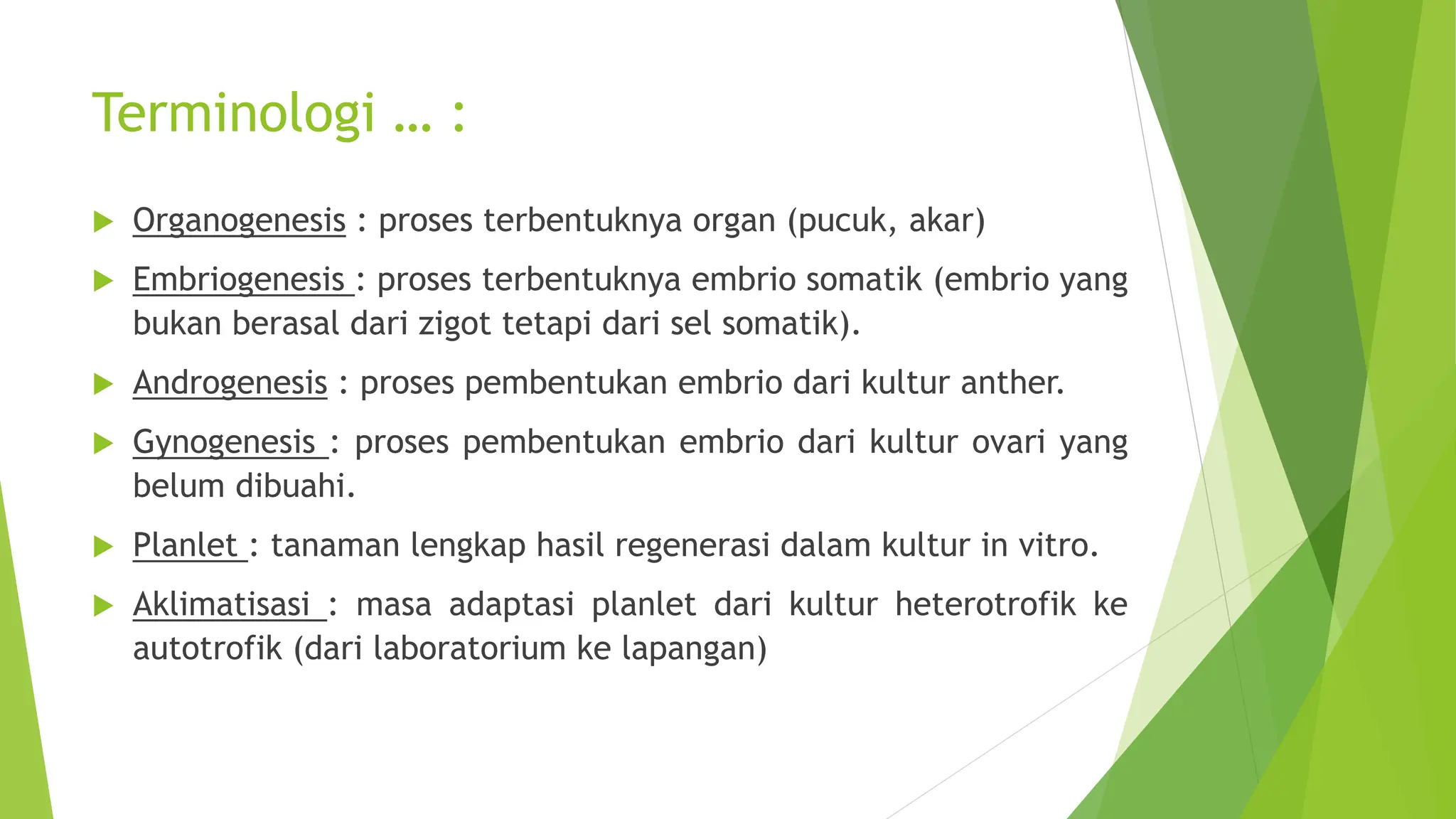 Sejarah Kultur Jaringan Tumbuhan matakuliah KJT | PPTX