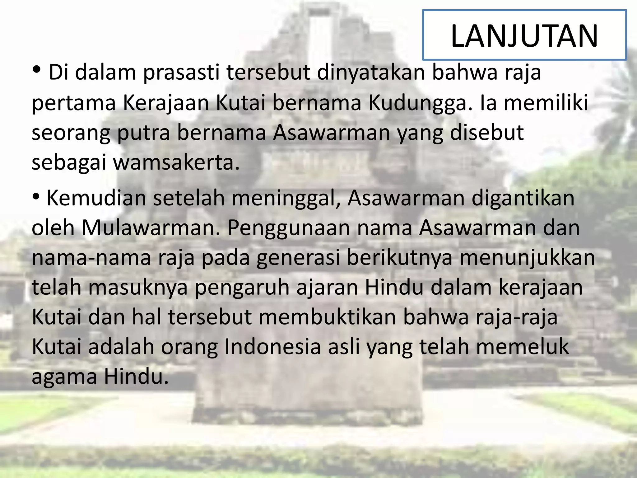 Sejarah kutai | PPT