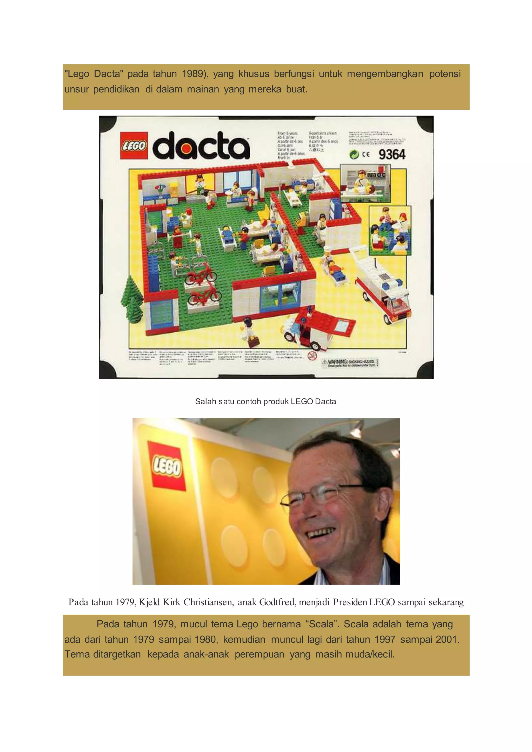 Sejarah lego | DOCX
