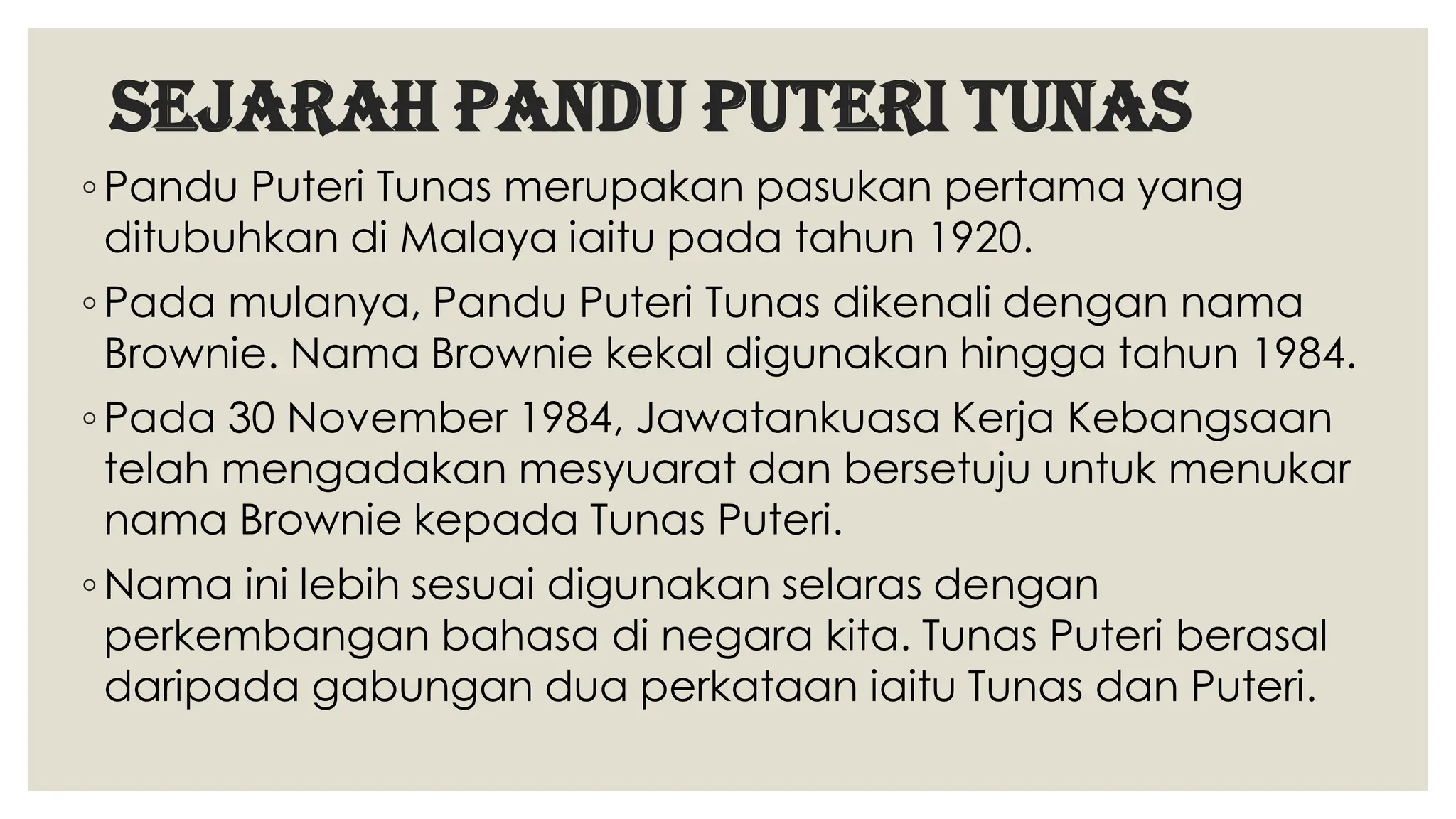 Sejarah Dan Lencana Pandu Puteri Tunas Pdf