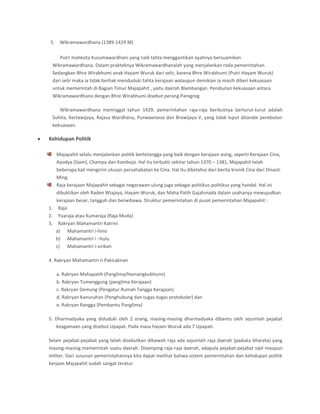 Sejarah lengkap kerajaan majapahit new | DOCX