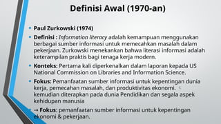Sejarah Literasi Informasi dan Perkembangan Konsep Literasi Informasi.pptx