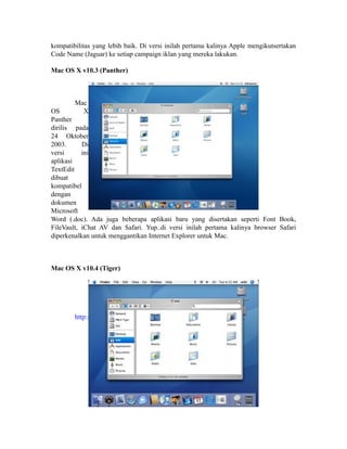 Sejarah Mac OS | DOC