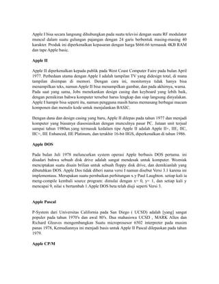 Sejarah Mac OS | DOC
