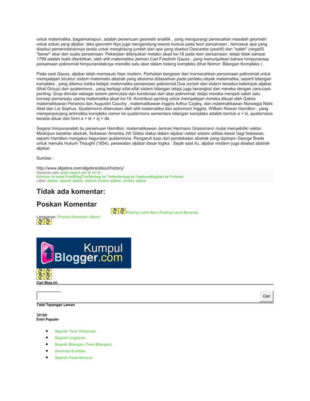 Sejarah matematika | DOC