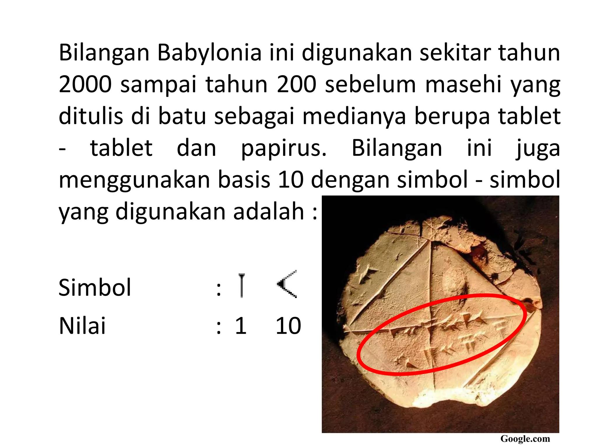 Sejarah Matematika : Sistem Penulisan Bilangan | PPTX