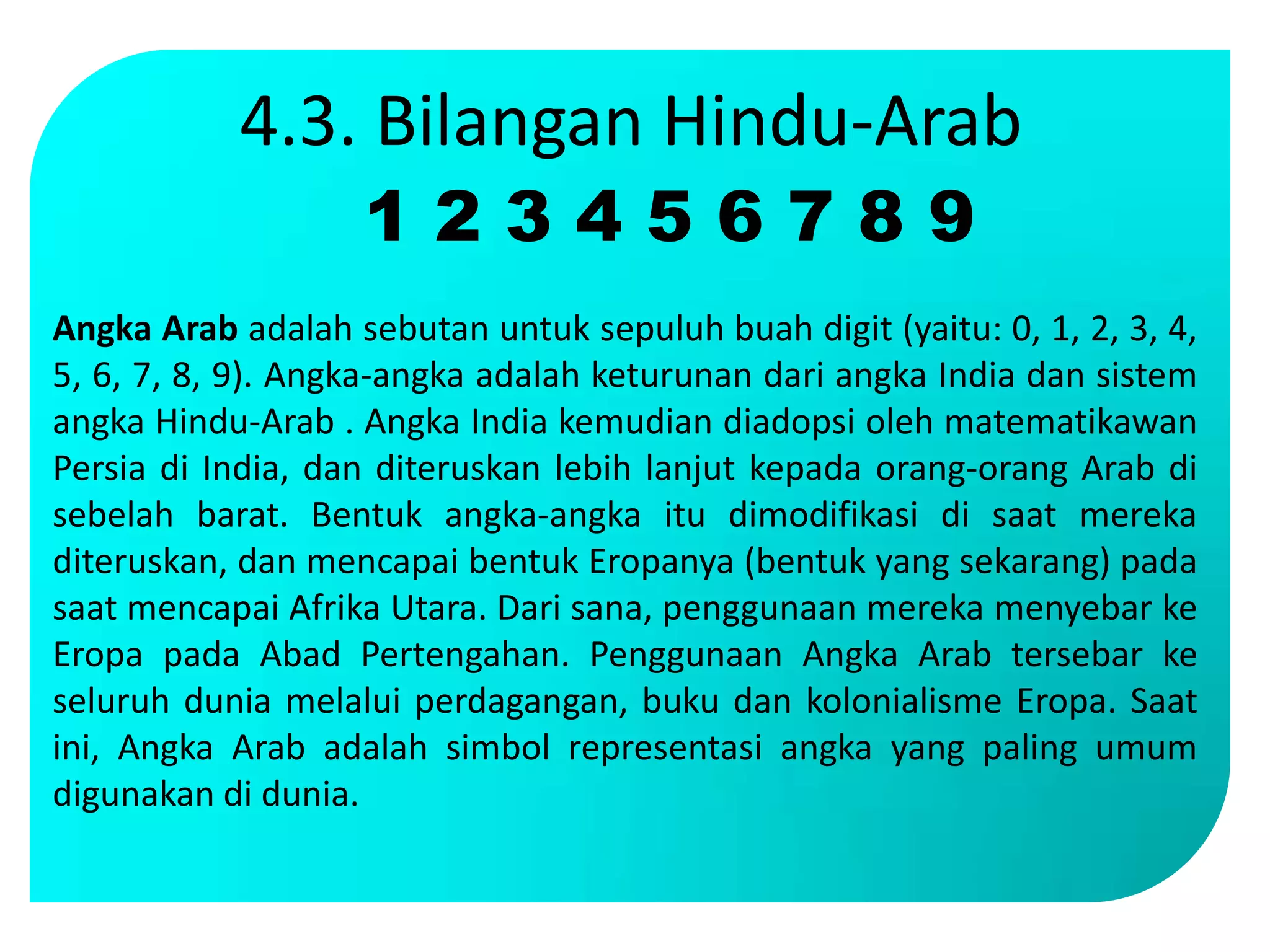Sejarah Matematika : Sistem Penulisan Bilangan | PPTX
