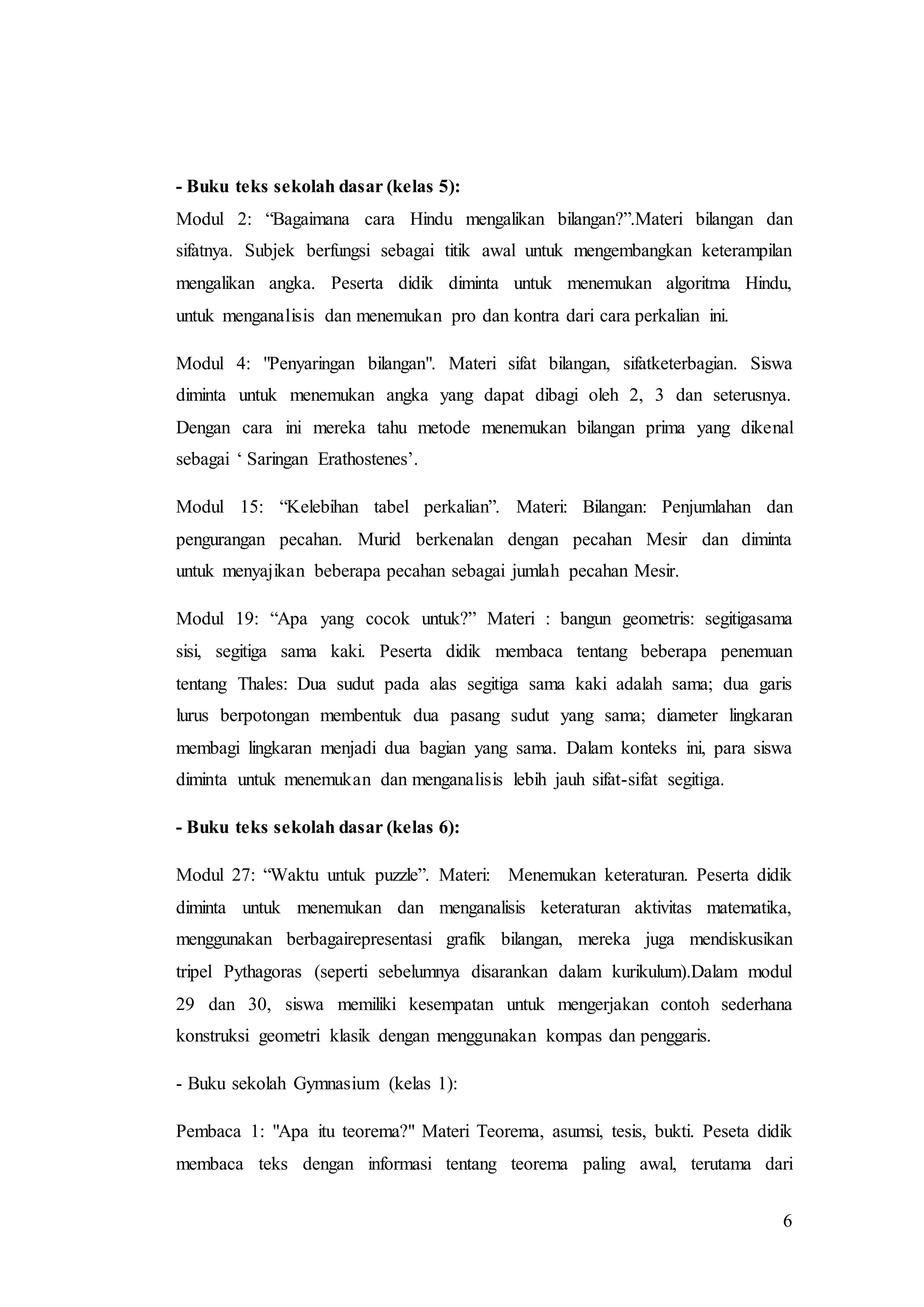Sejarah matematika dalam kurikulum dan buku sekolah | DOCX