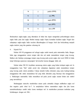 Sejarah Matematika Hindu | DOCX