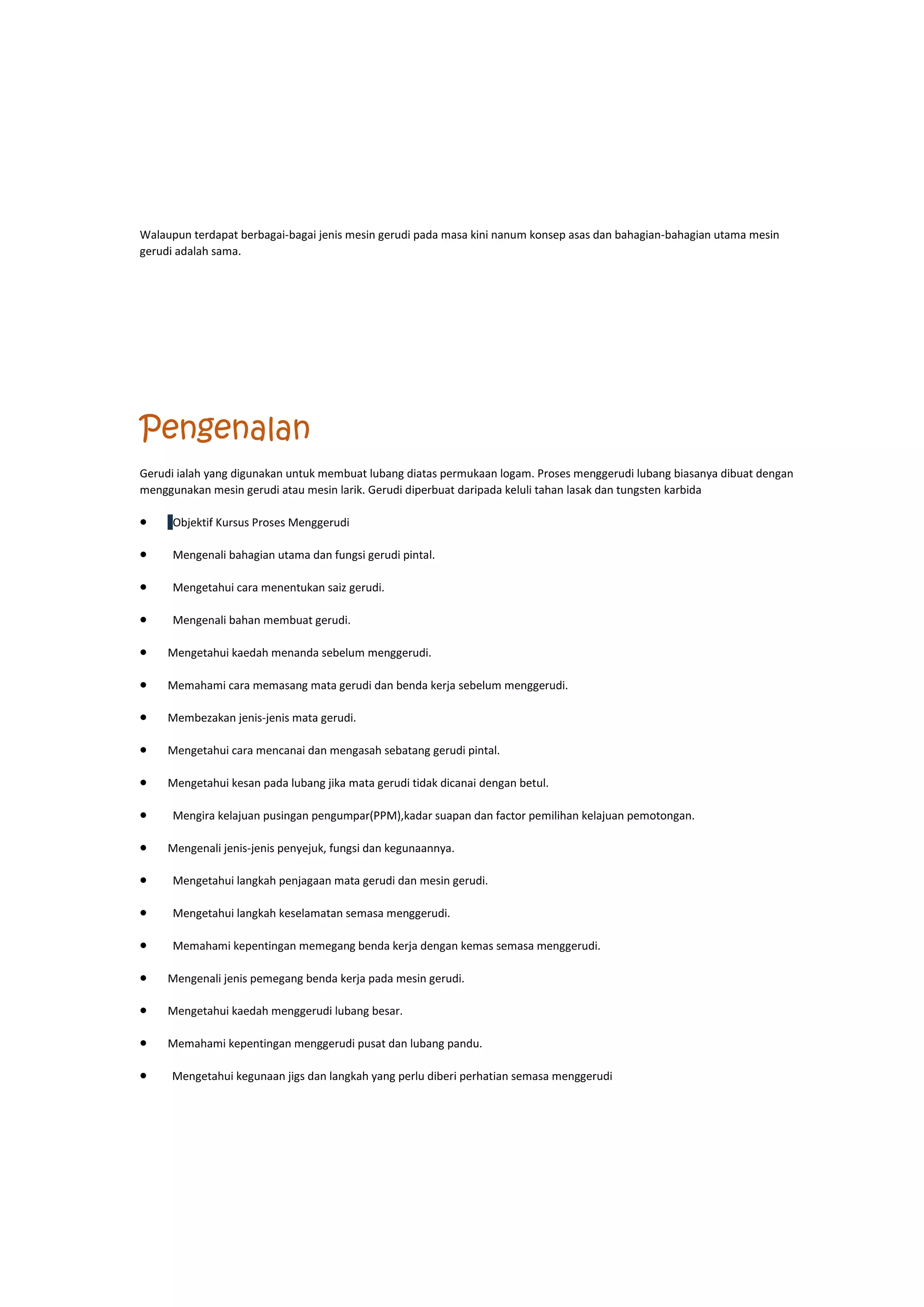 mesin gergaji kuasa | DOCX
