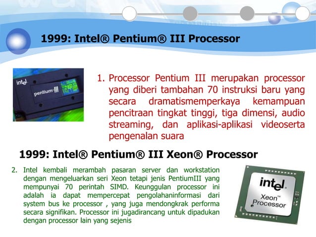 Sejarah Processor Intel