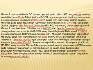 Sejarah microsoft | PPTX