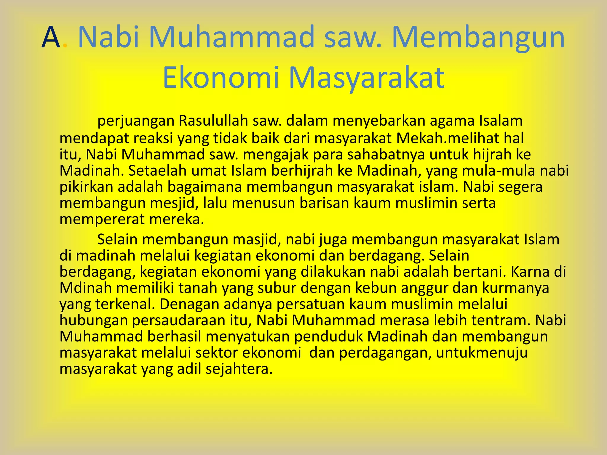 Sejarah nabi muhammad (kelas8) | PPT