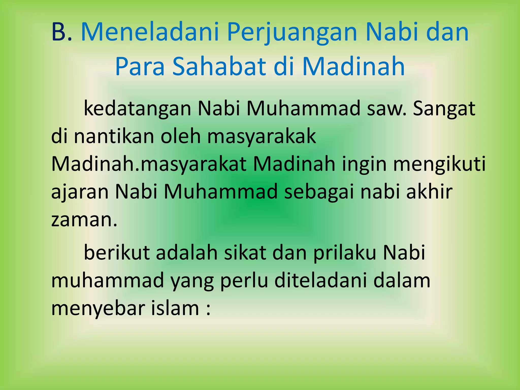 Sejarah nabi muhammad (kelas8) | PPT