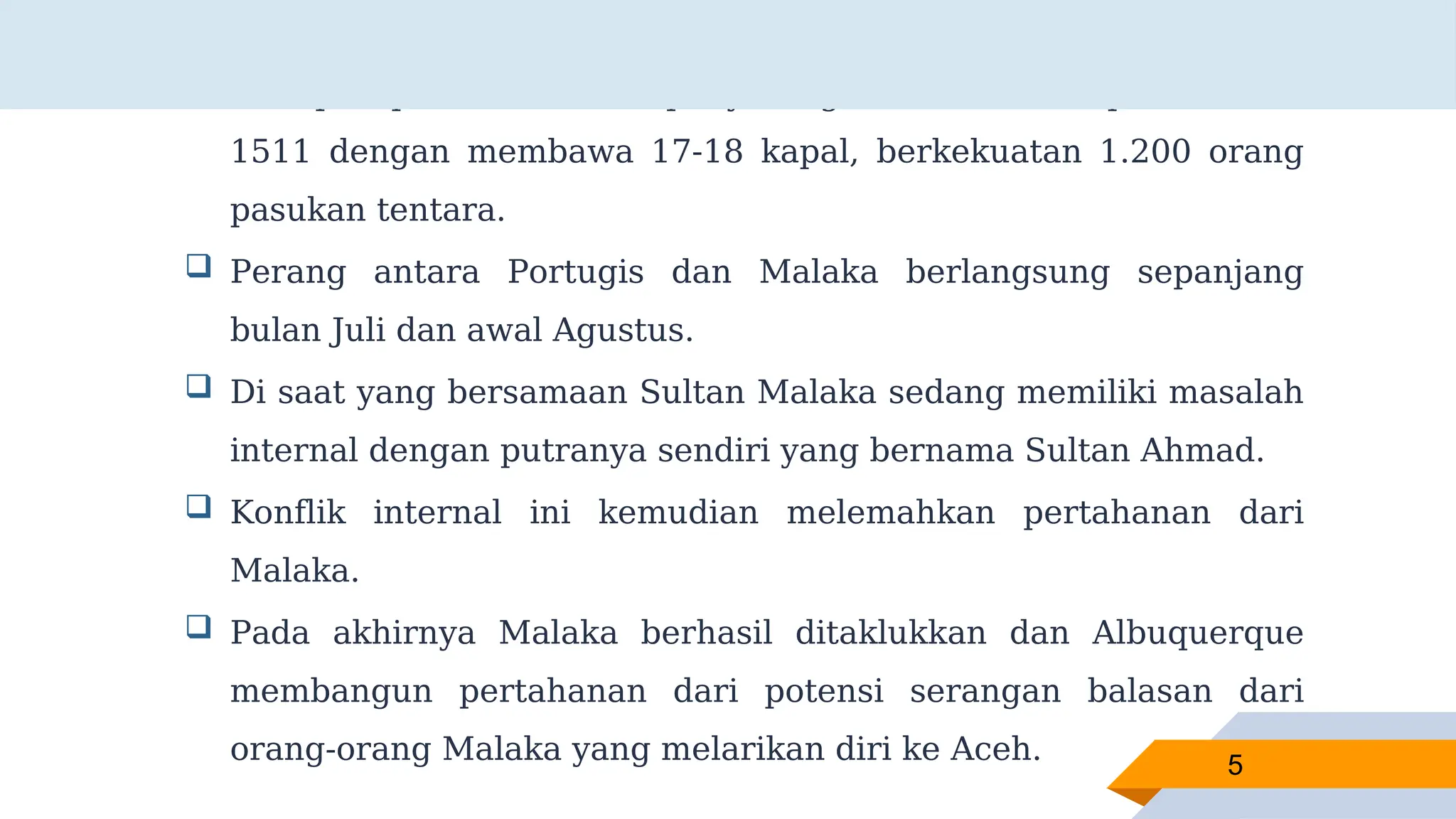 Jatuhnya wilayah Malaka ke tangan Portugis | PPTX