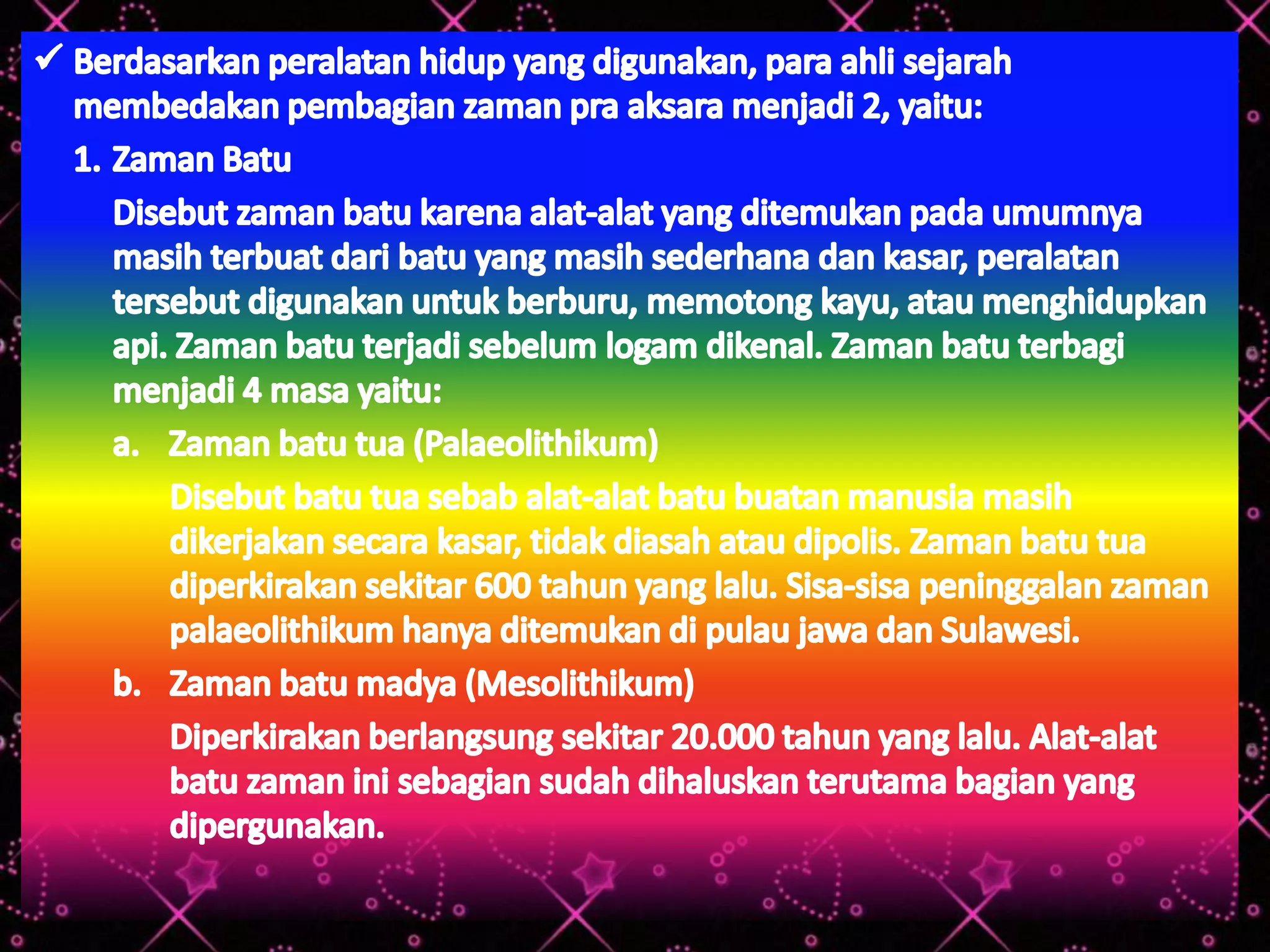 pembabakan zaman pra aksara | PPTX