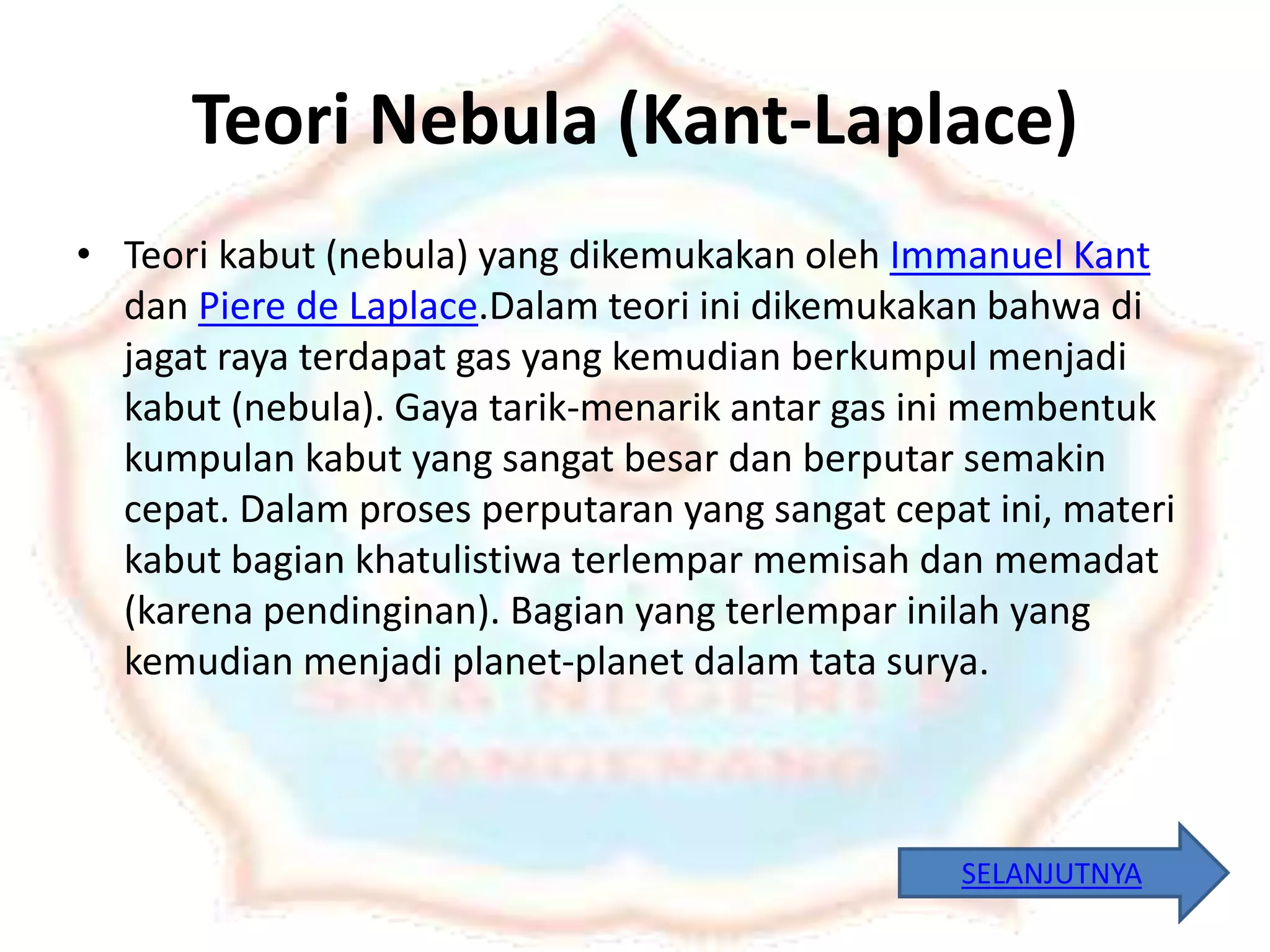 Sejarah Pembentukan Bumi | PPTX