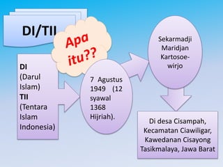 Sejarah pemberontakan di tii sulawesi selatan | PPTX
