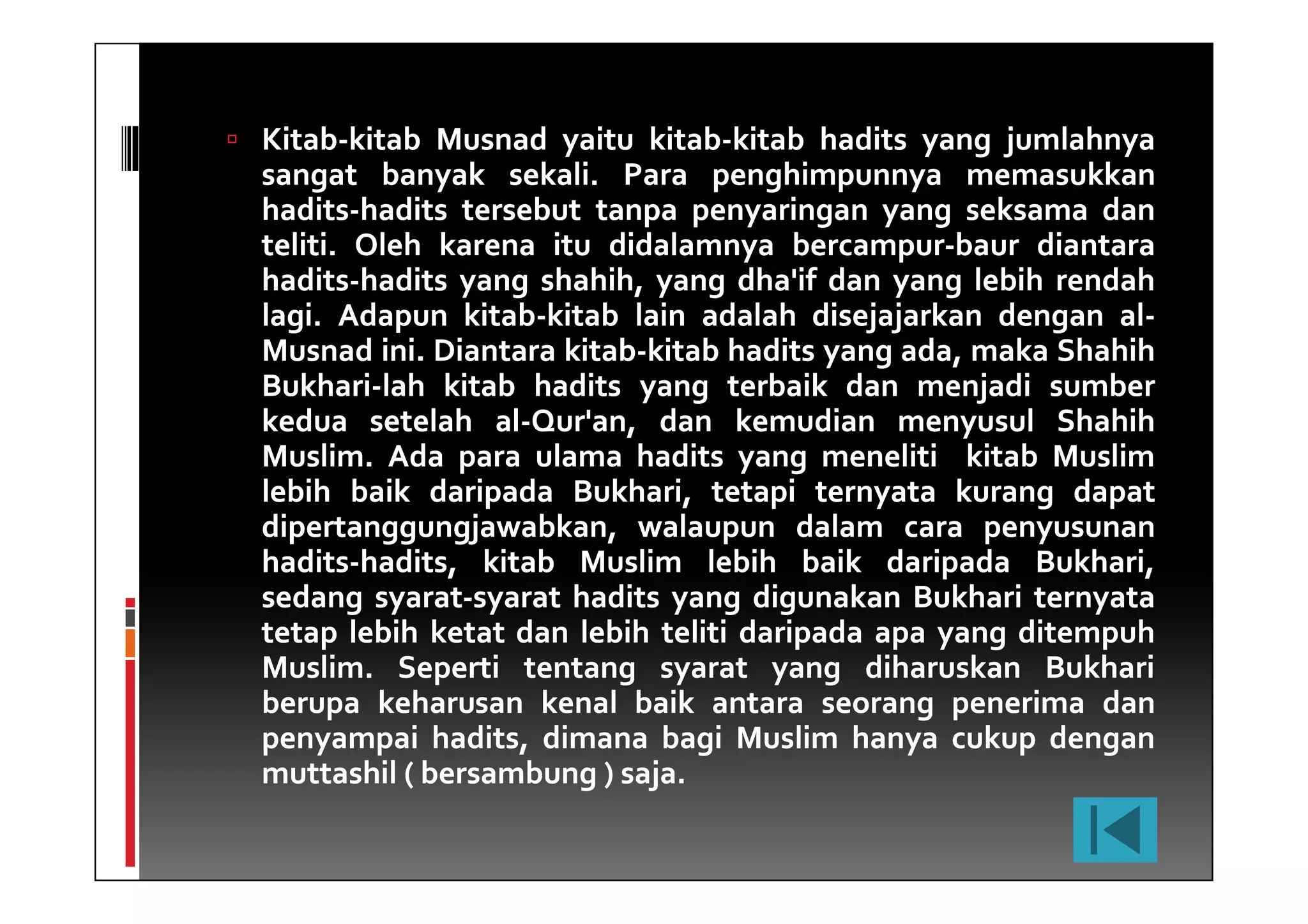 Sejarah pembinaan dan penghimpunan hadits by Bapak Noor Fuady | PDF