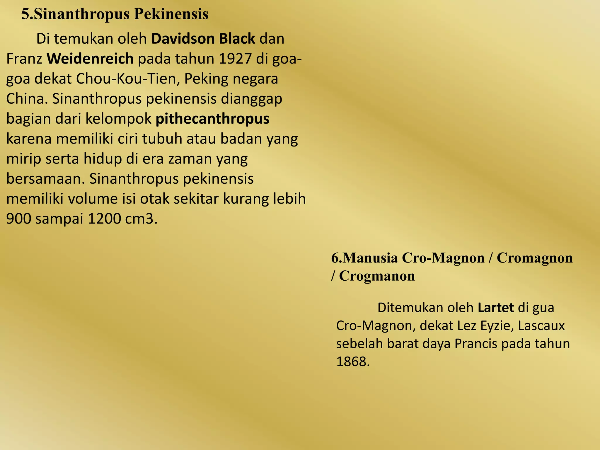 Materi manusia purba | PPTX