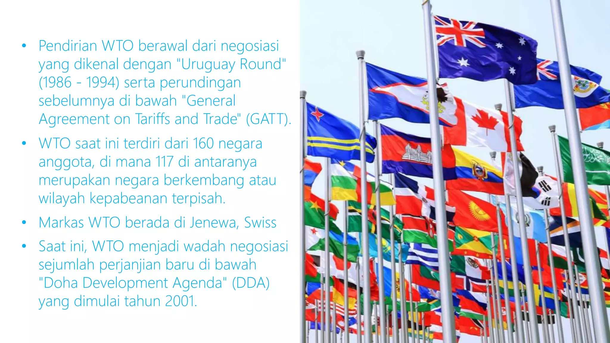 Sejarah peminatan - world trade organization (wto) | PPTX