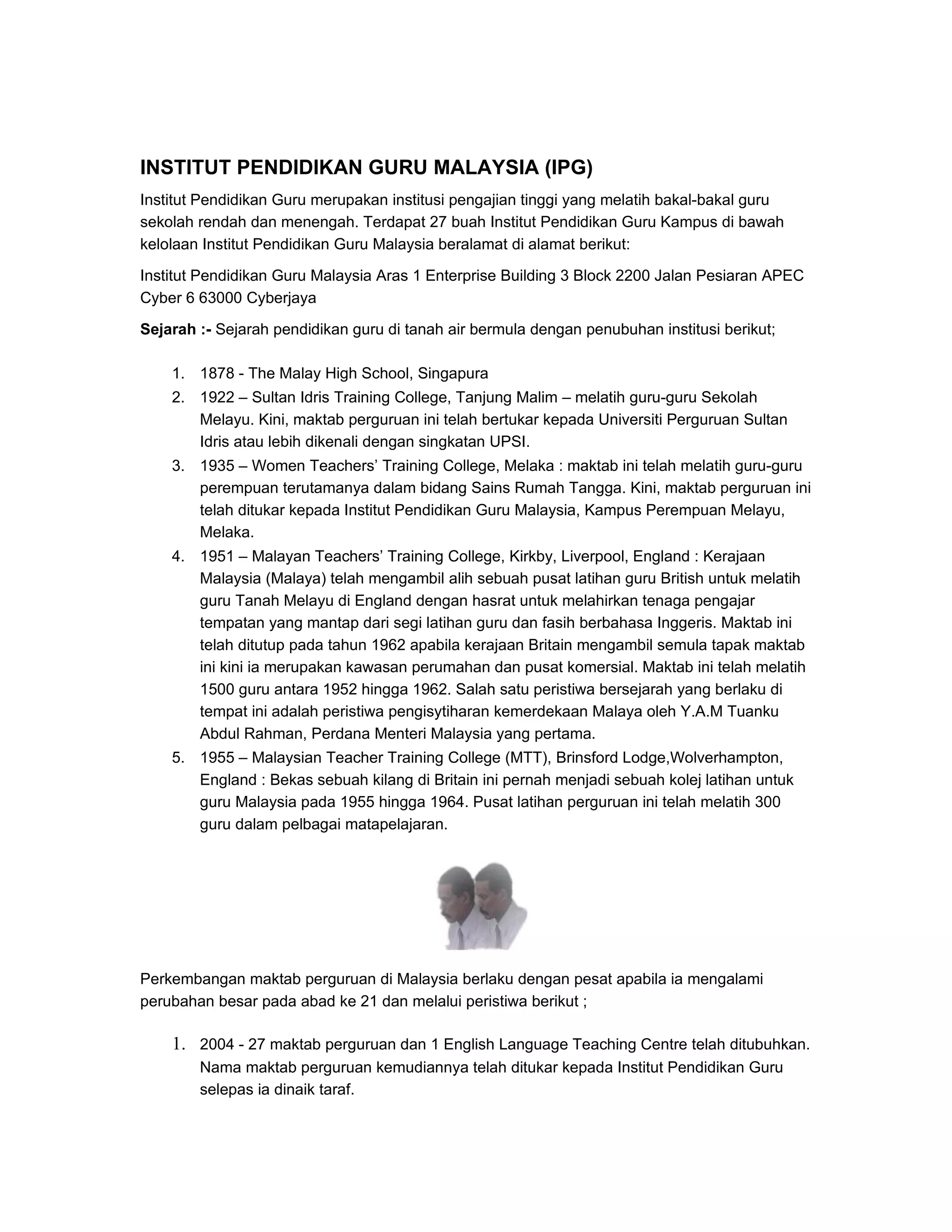 Sejarah Pendidikan Guru | DOC