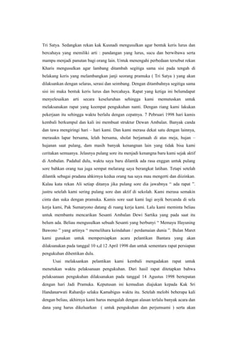 Sejarah pengukuhan ambalan | DOC