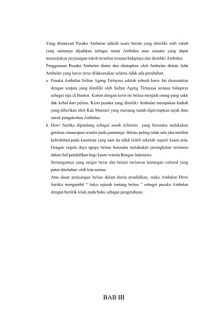 Sejarah pengukuhan ambalan | DOC