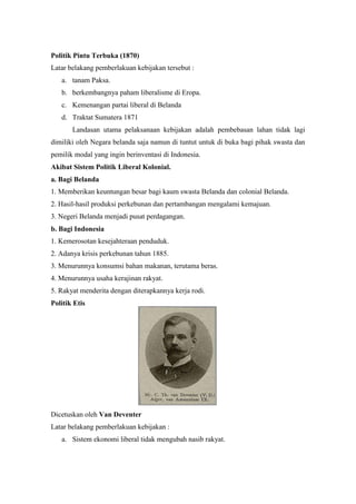 Sejarah penjajahan kolonial di indonesia | DOCX