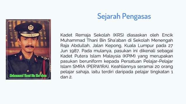 Sejarah Penubuhan KRS | PPTX