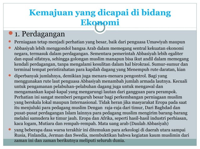 Sejarah peradaban islam Masa Bani Abbasiyah | PPT