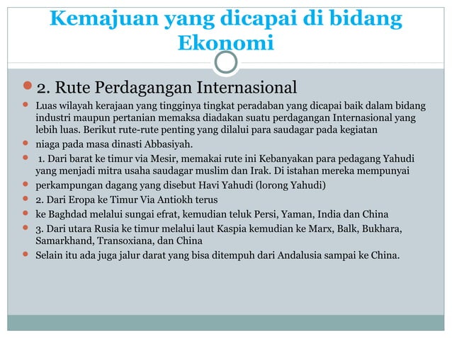 Sejarah peradaban islam Masa Bani Abbasiyah | PPT