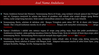 Sejarah Peradaban Islam Andalusia ( spanyol dan portugal ) | PPTX