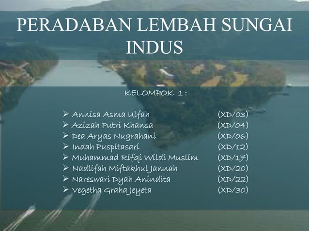 peradaban lembah sungai indus | PPTX