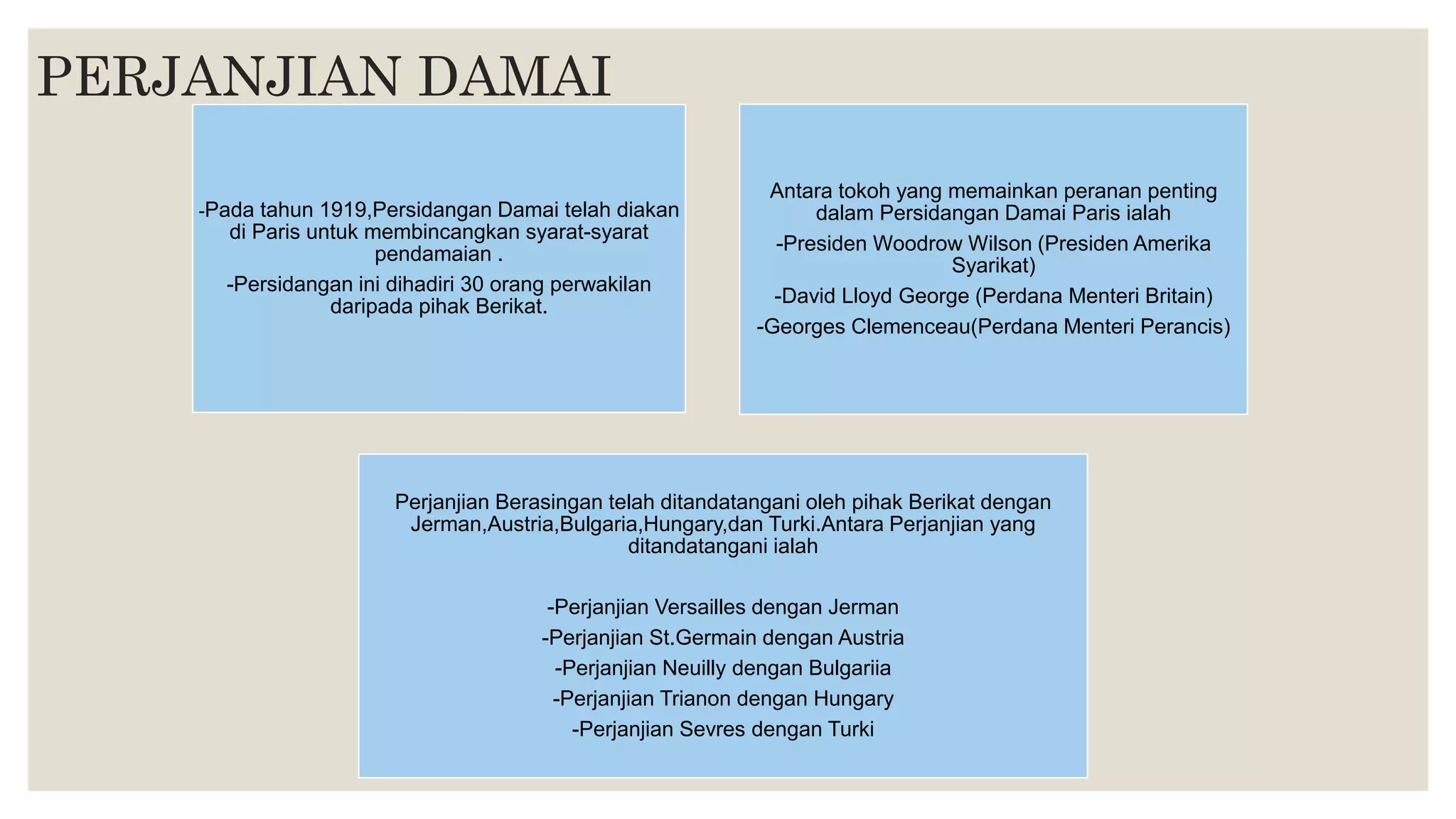 STPM SEM 1 SEJARAH TEMA 4 PERANG DUNIA PERTAMA(1914-1918) | PPTX