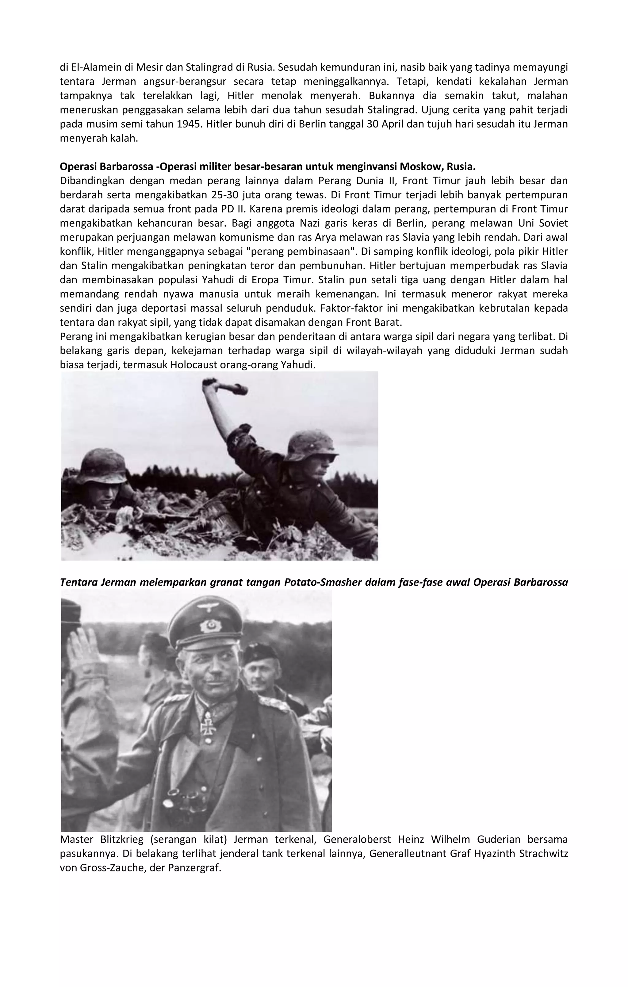 Sejarah perang dunia ii | DOCX