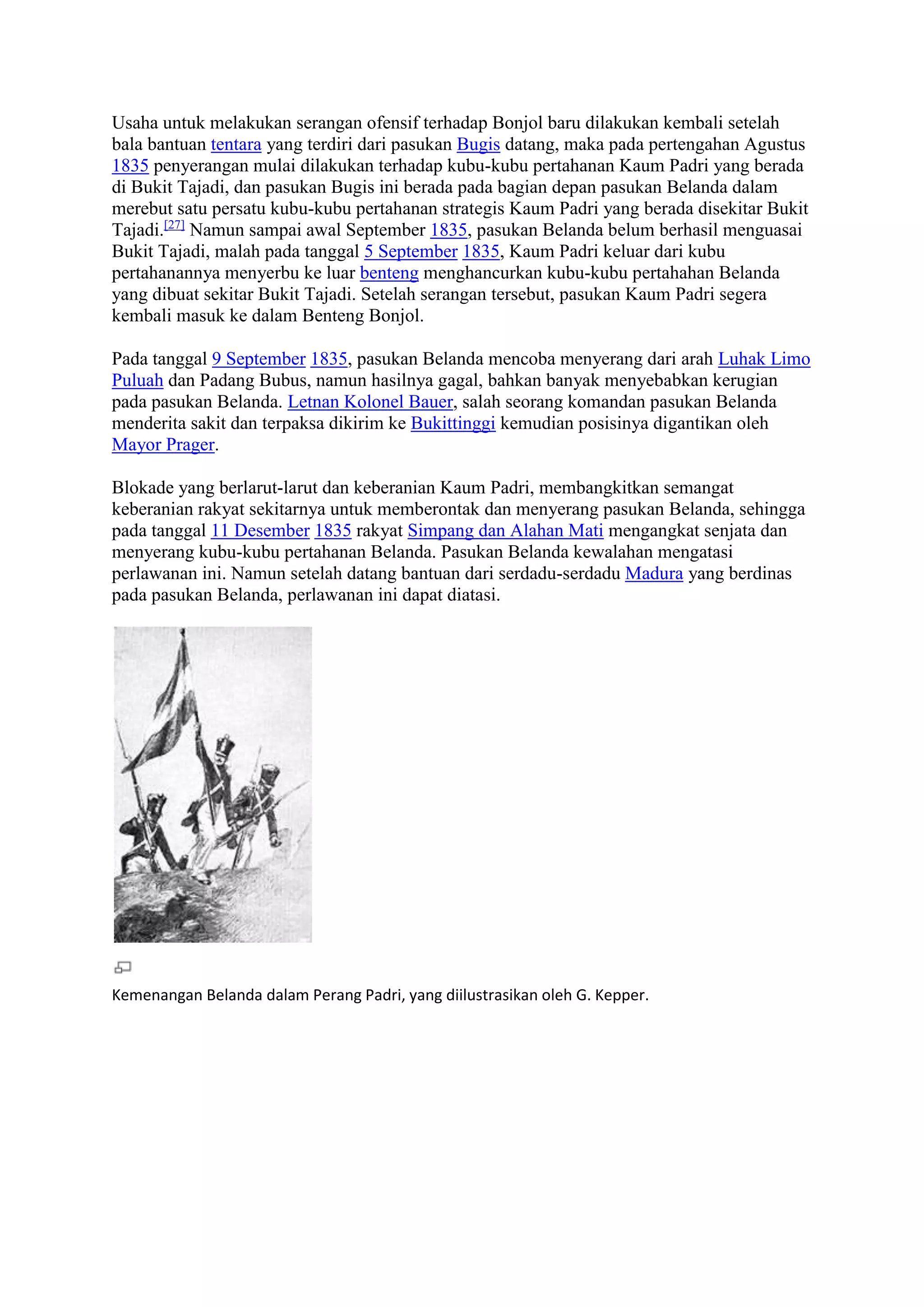 Sejarah perang padri | DOCX