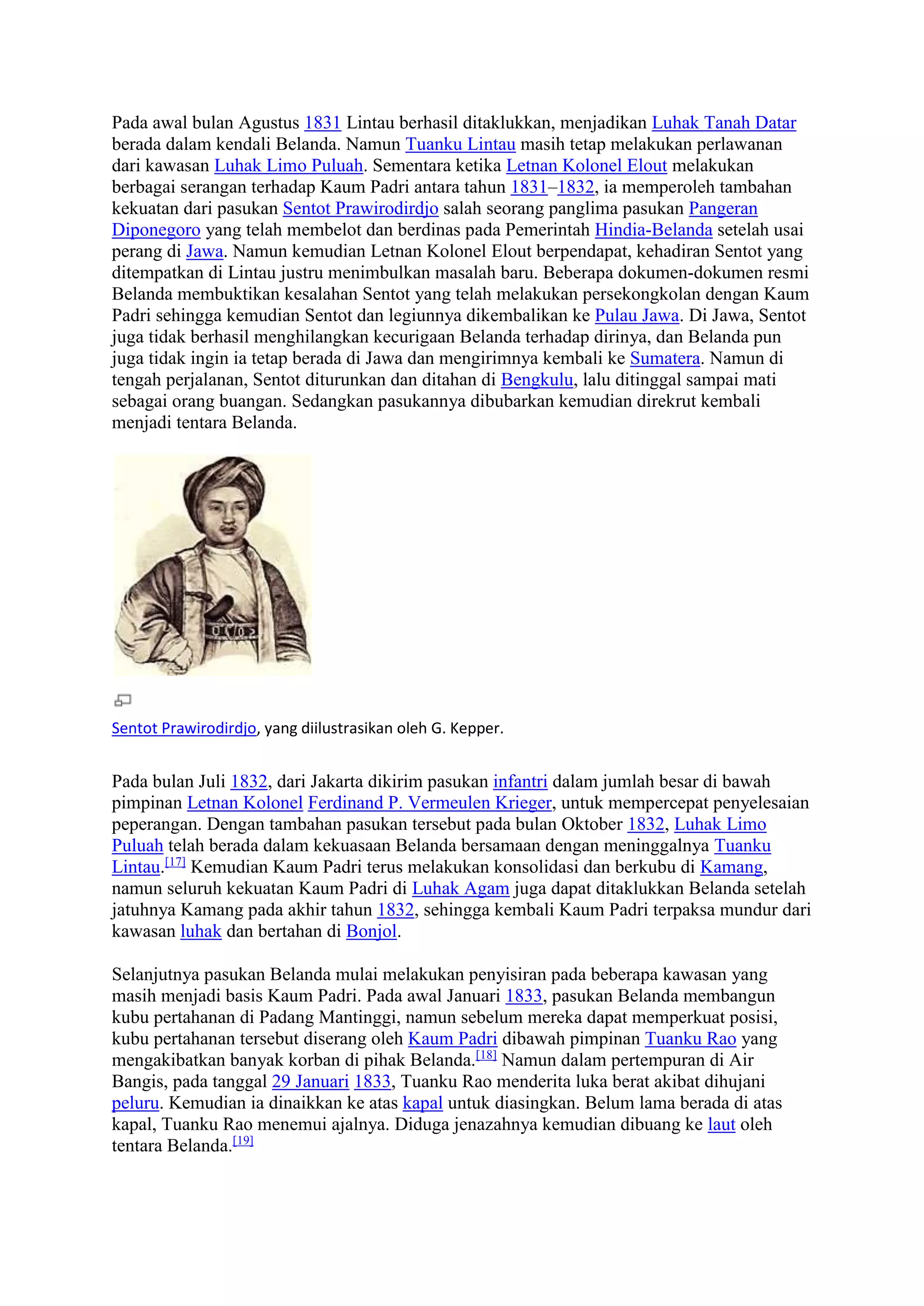 Sejarah perang padri | DOCX